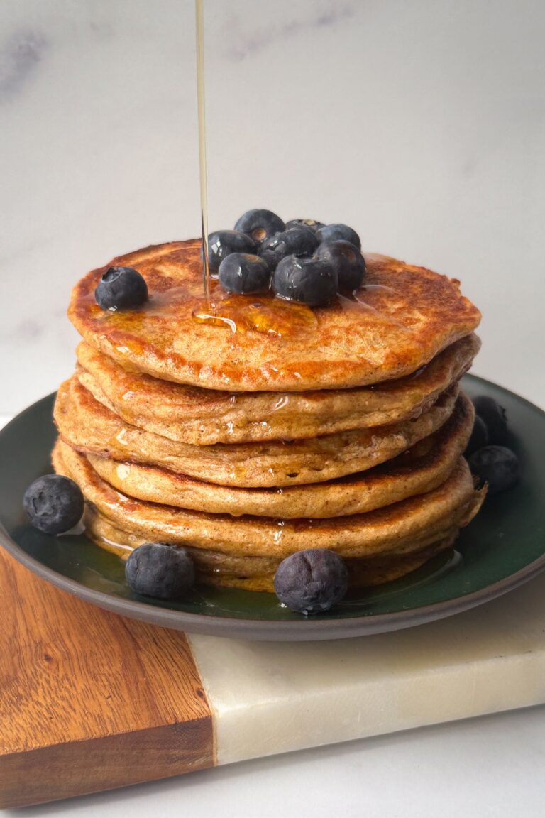 Cottage Cheese Oat Pancakes