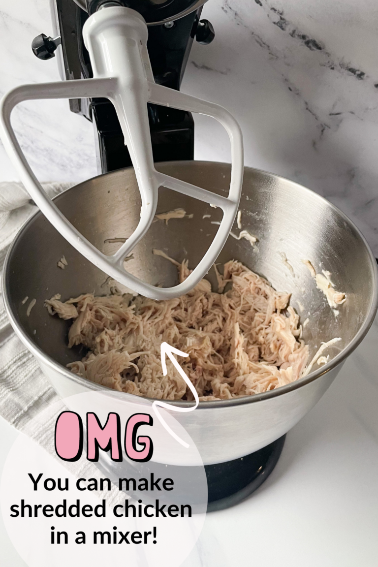 Mixer Shredded Chicken - hellofrozenbananas.com
