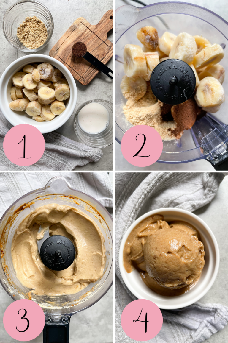Coffee Nice Cream with Homemade Magic Shell - hellofrozenbananas.com