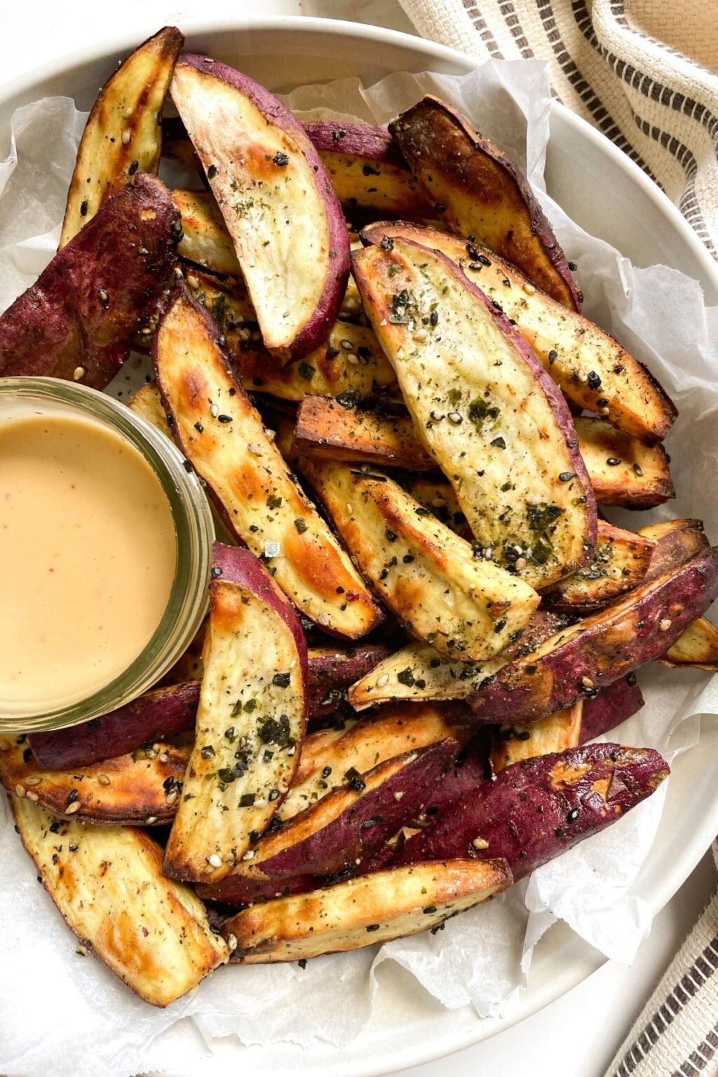 Japanese Sweet Potato Fries - hellofrozenbananas.com