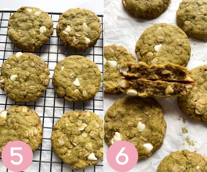 Chewy Oatmeal Matcha Cookies (Gluten Free) - hellofrozenbananas.com