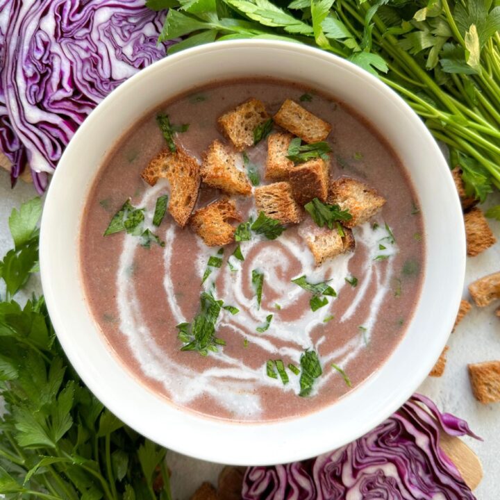Red Cabbage Soup - hellofrozenbananas.com