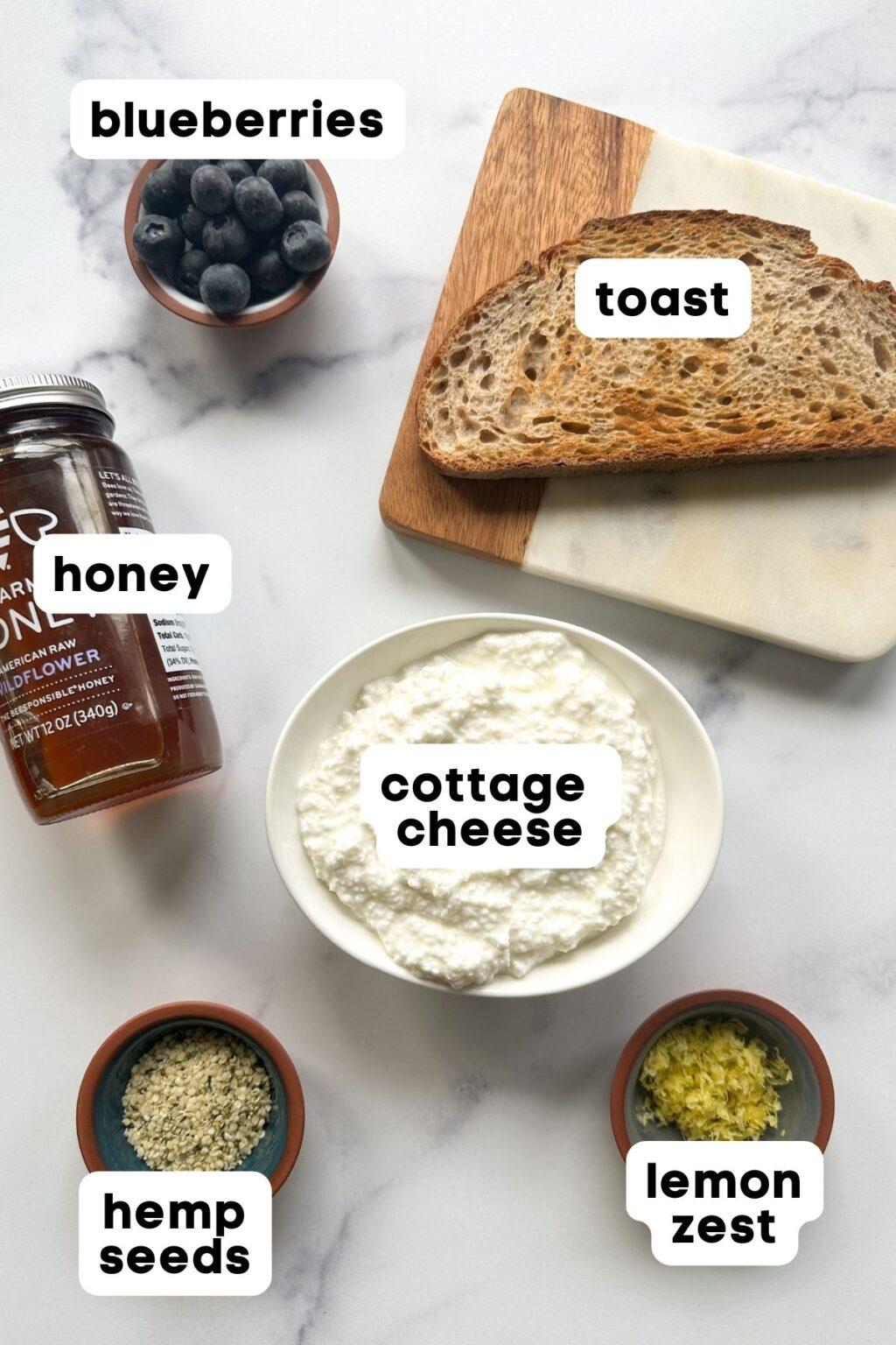 Cottage Cheese Toast (Sweet and Savory!) - hellofrozenbananas.com