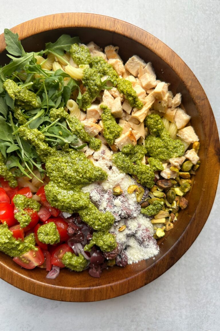 Chicken Pesto Pasta Salad - hellofrozenbananas.com