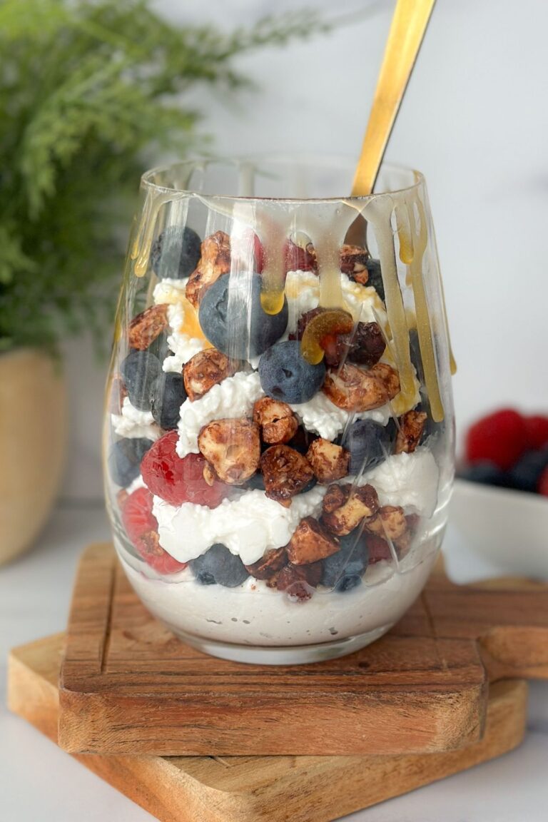 Cottage Cheese and Fruit Parfait - hellofrozenbananas.com
