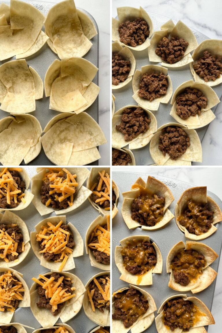 Taco Cups with Tortillas - hellofrozenbananas.com