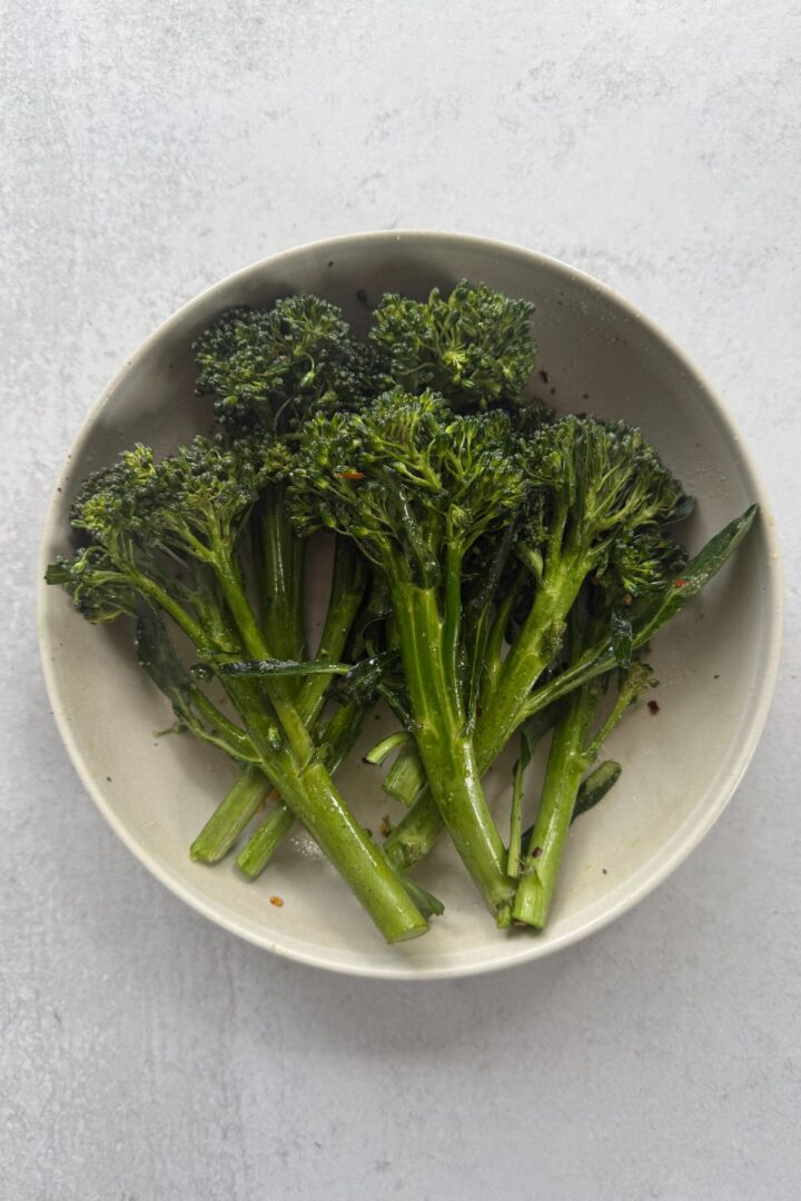 Air Fryer Broccolini - hellofrozenbananas.com
