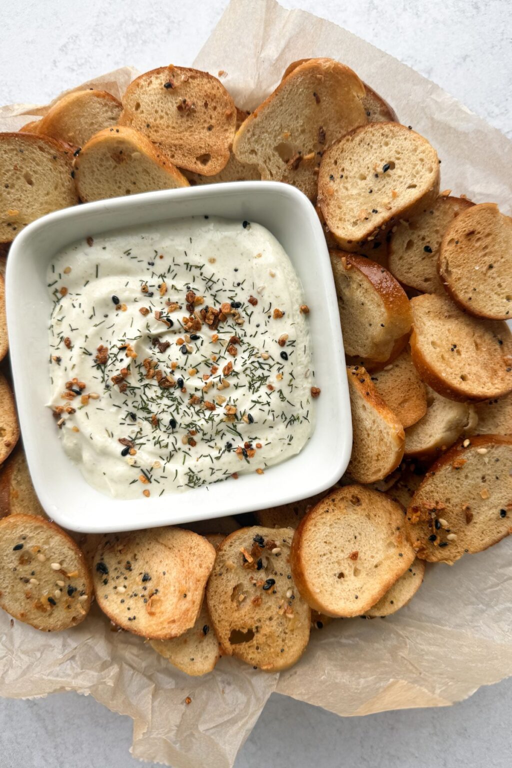 Homemade Bagel Chips - hellofrozenbananas.com