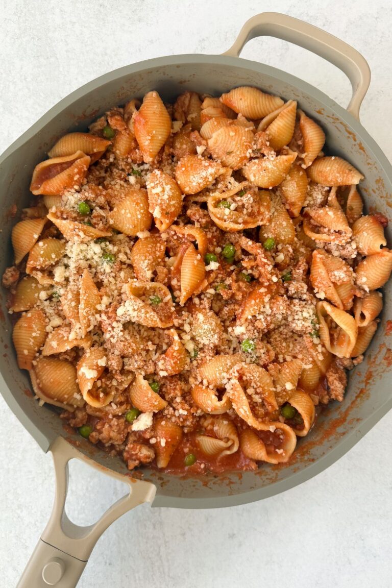 Ground Turkey Pasta - hellofrozenbananas.com