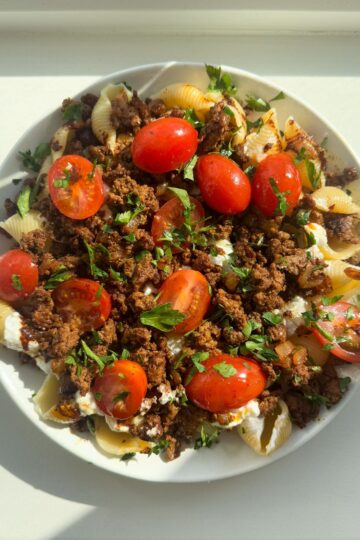 Turkish Pasta (Viral TikTok Recipe) - hellofrozenbananas.com